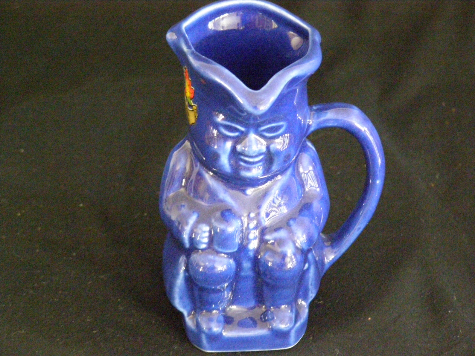 Vintage Pratt Type Toby Jug in Blue 1940 but This is Stamped - Etsy