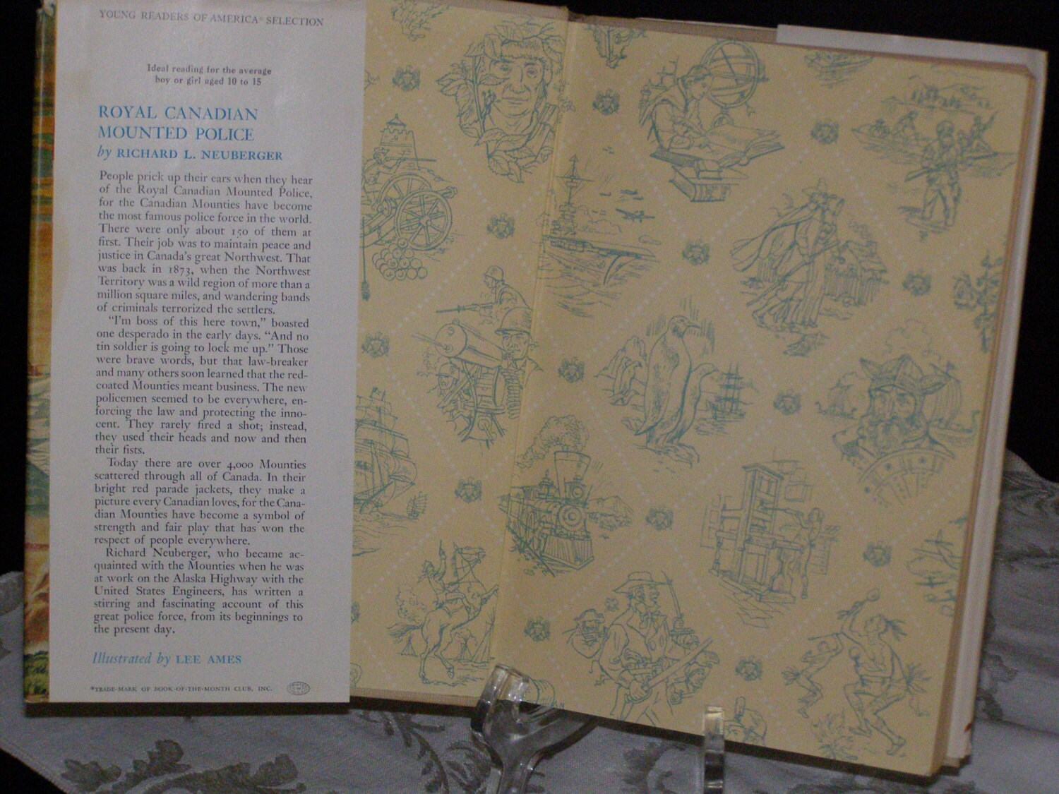 Royal Canadian Mounted Police by Richard L Neuberger 4th Edition 1953 ...
