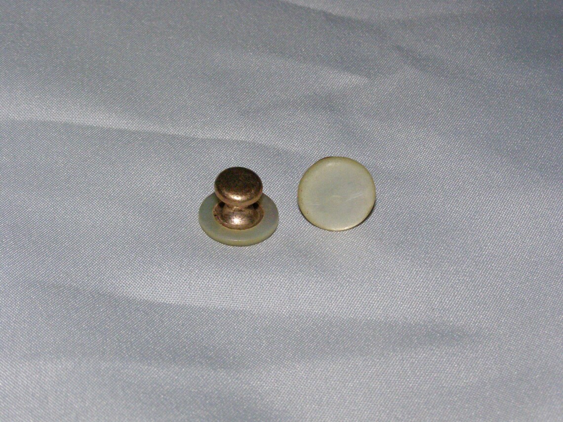Vintage Men's Abalone Tux Buttons 2 Replacement Tux Buttons - Etsy