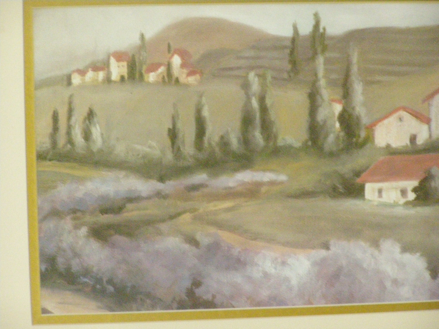 Landscape Painting by C. Robinson lavender | Etsy