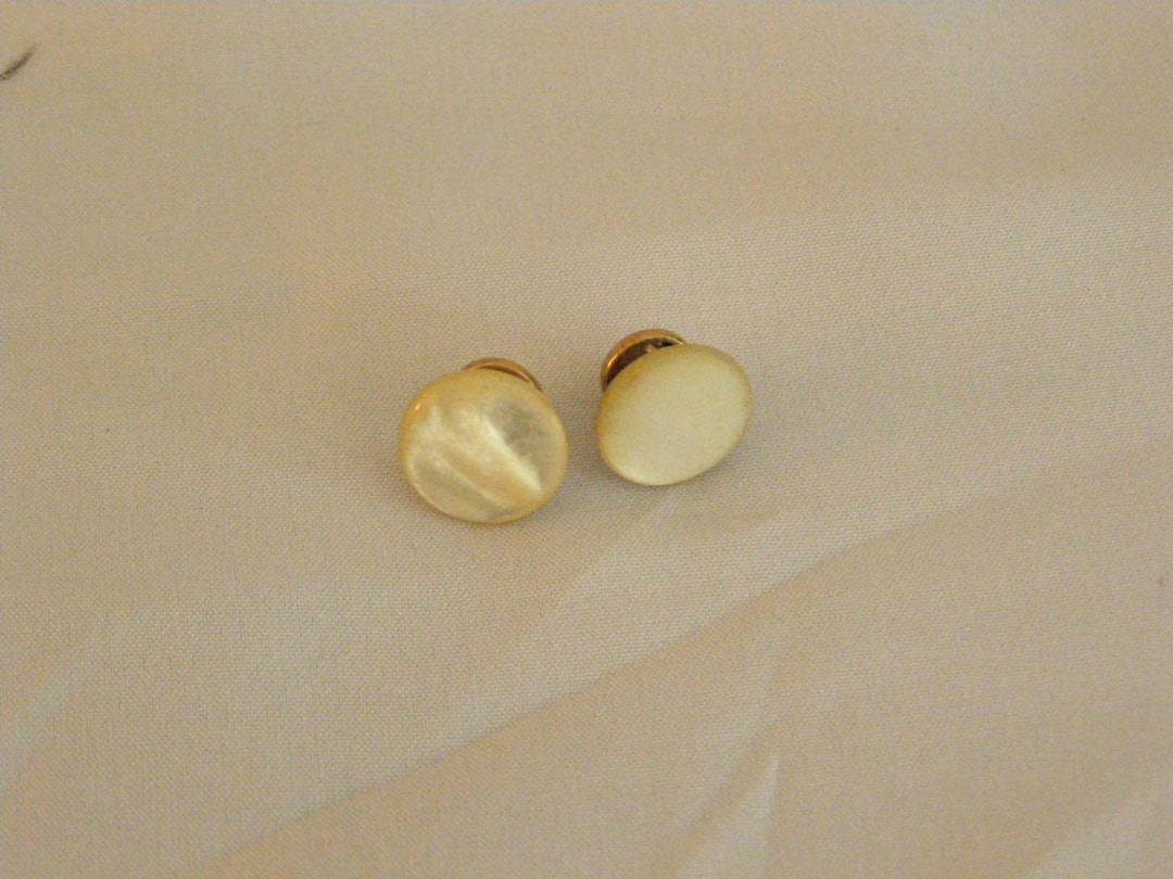 Vintage Men's Abalone Tux Buttons (2) Replacement Tux Buttons - Etsy