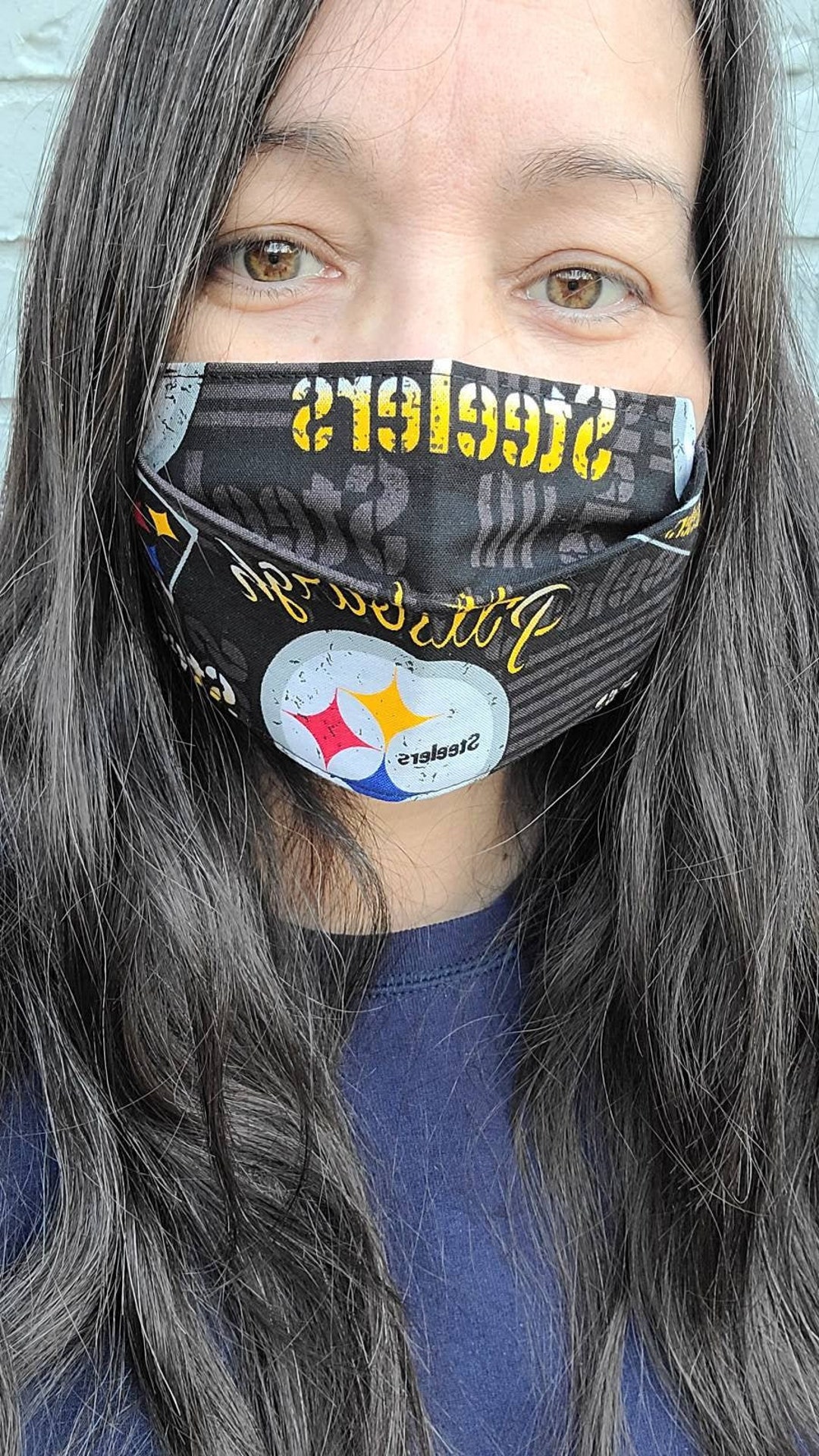 NFL Pittsburgh Steelers NCAA College Fitted Face Masks Alabama Crimson ...