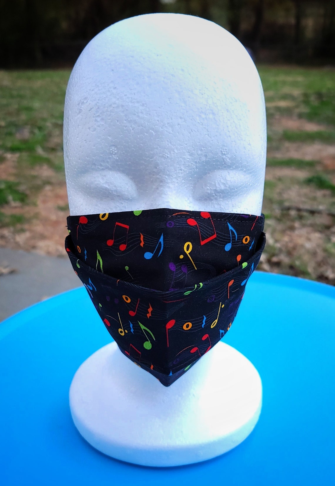 Music Teacher Student Fitted Face Mask Orchestra Band Chorus | Etsy