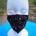 Music Teacher Student Fitted Face Mask Orchestra Band Chorus Notes ...