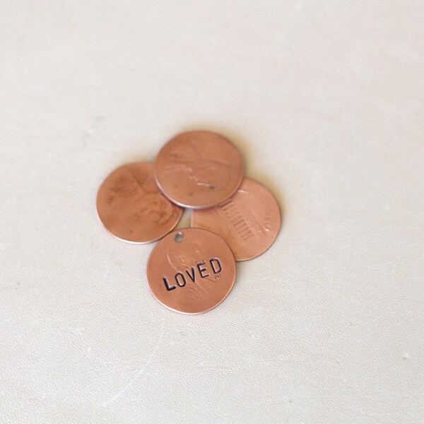 Hand Stamped Penny - Etsy
