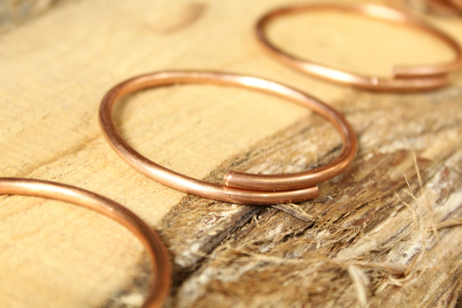 Copper Shower Curtain Rings Rustic Decor Farmhouse - Etsy