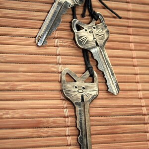 Pet Jewelry, Kitty Key Necklace, Cat Gift, Yesterdaysnovember ...