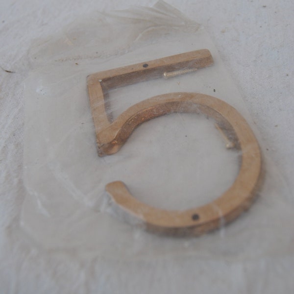 Brass Mailbox Numbers - Etsy