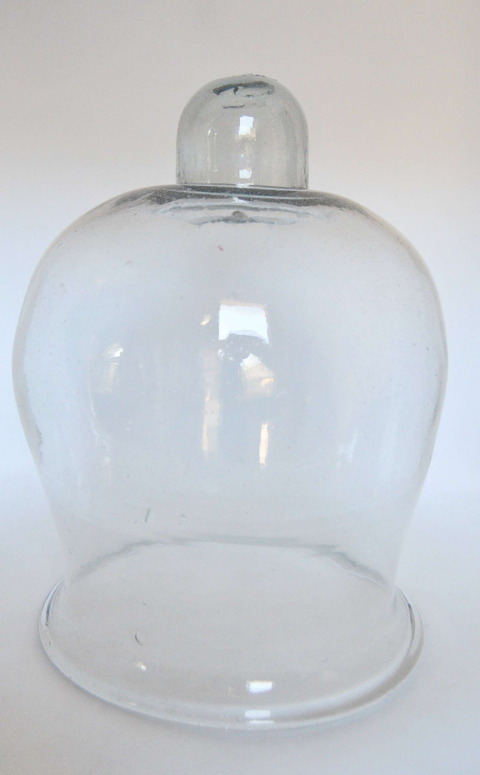 Large Hand Blown Bell Shaped Glass Garden Cloche With Glass - Etsy