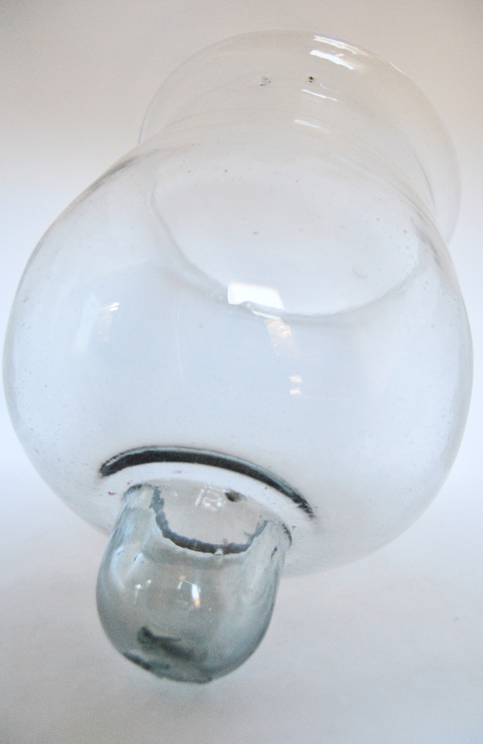 Large Hand Blown Bell Shaped Glass Garden Cloche With Glass - Etsy