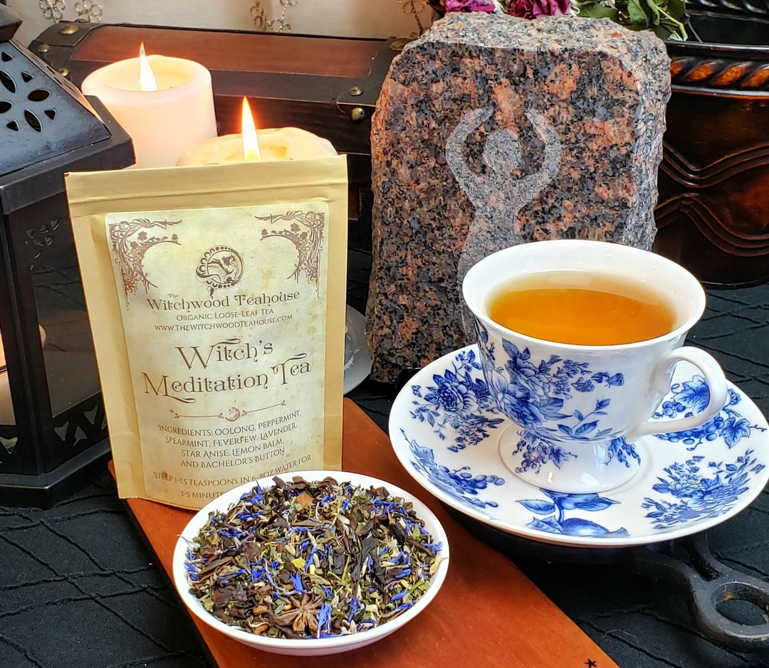 Witch's Meditation Tea Organic Loose-leaf Witch Tea - Etsy