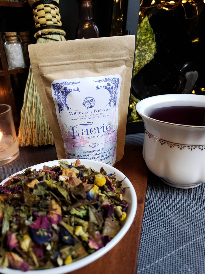 Faerie Tea Loose-leaf Organic Fair Trade Ritual Witch Tea - Etsy