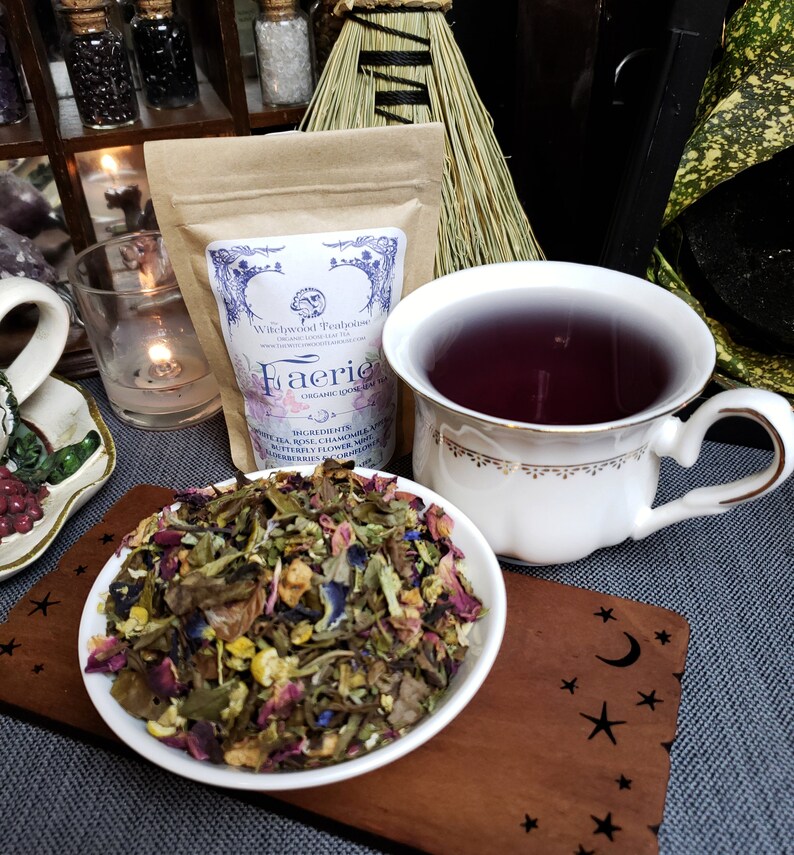Faerie Tea Loose-leaf Organic Fair Trade Ritual Witch Tea - Etsy