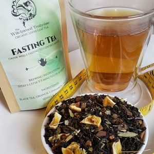 Fasting Tea, Organic Loose Leaf Wellness Tea for Intermittent Fasting ...
