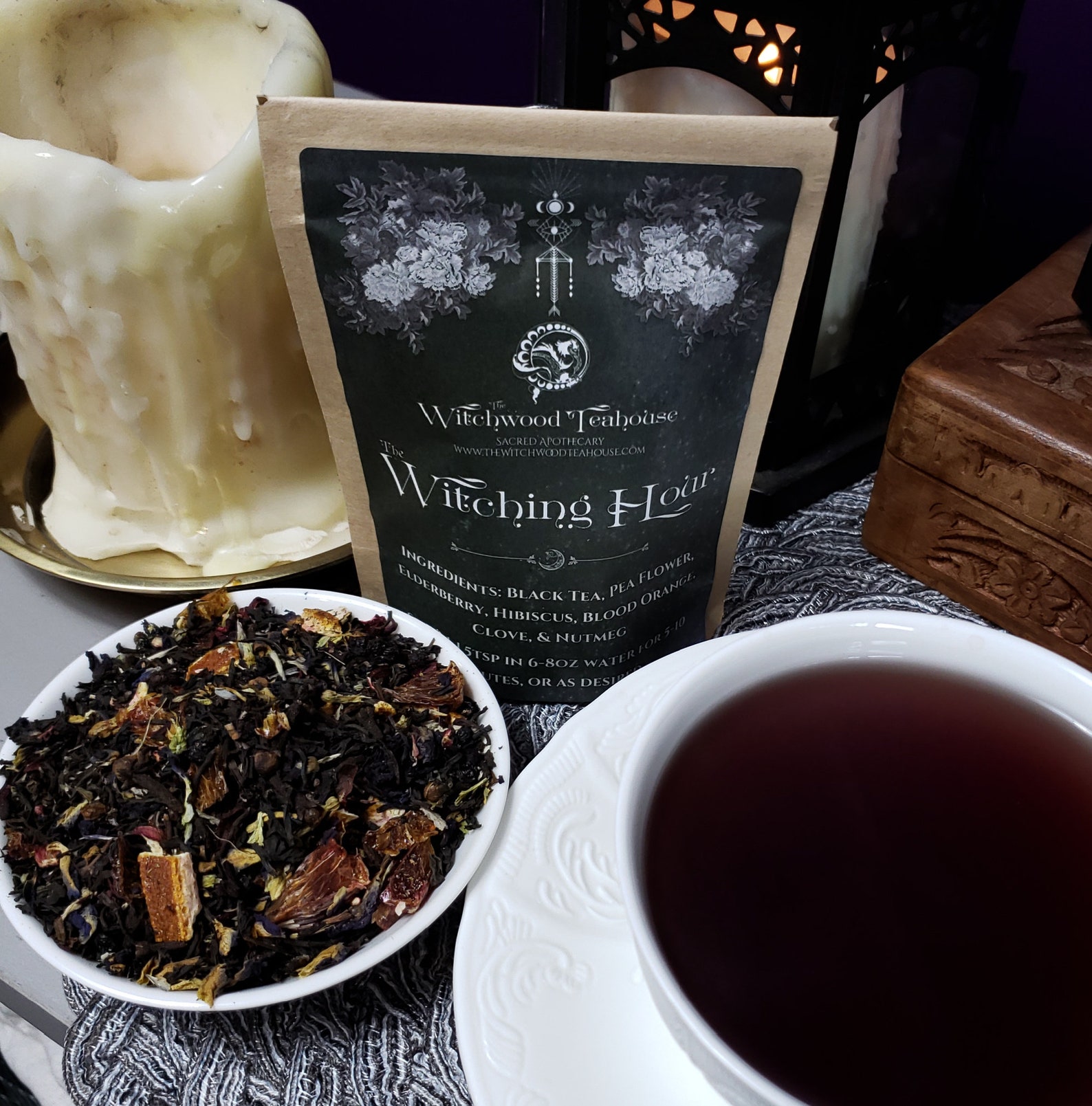 The Witching Hour Organic Loose-leaf Witch Tea - Etsy