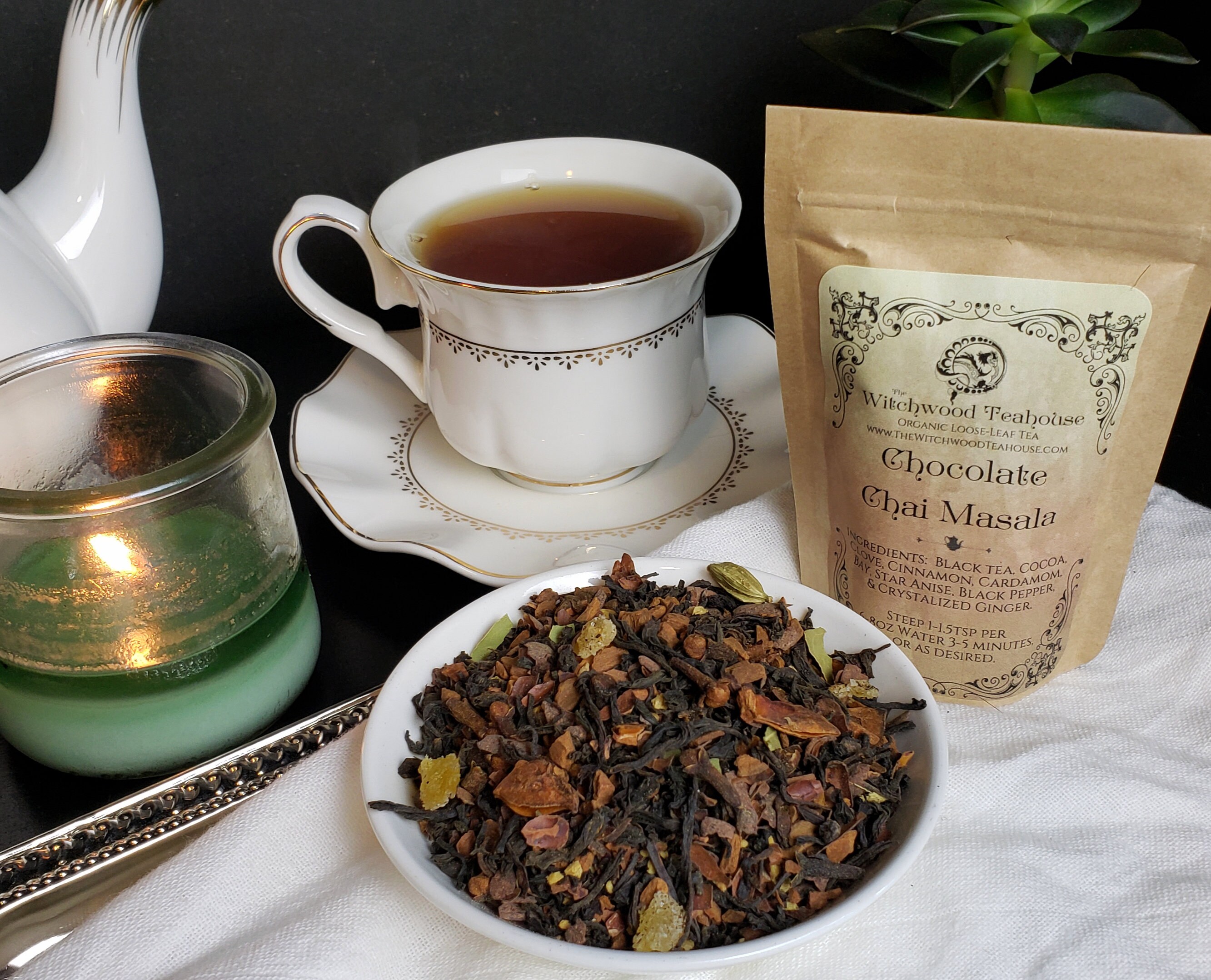 Chocolate Chai Masala Organic Loose Leaf Tea | Etsy