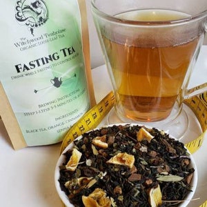 Fasting Tea, Organic Loose Leaf Wellness Tea for Intermittent Fasting ...