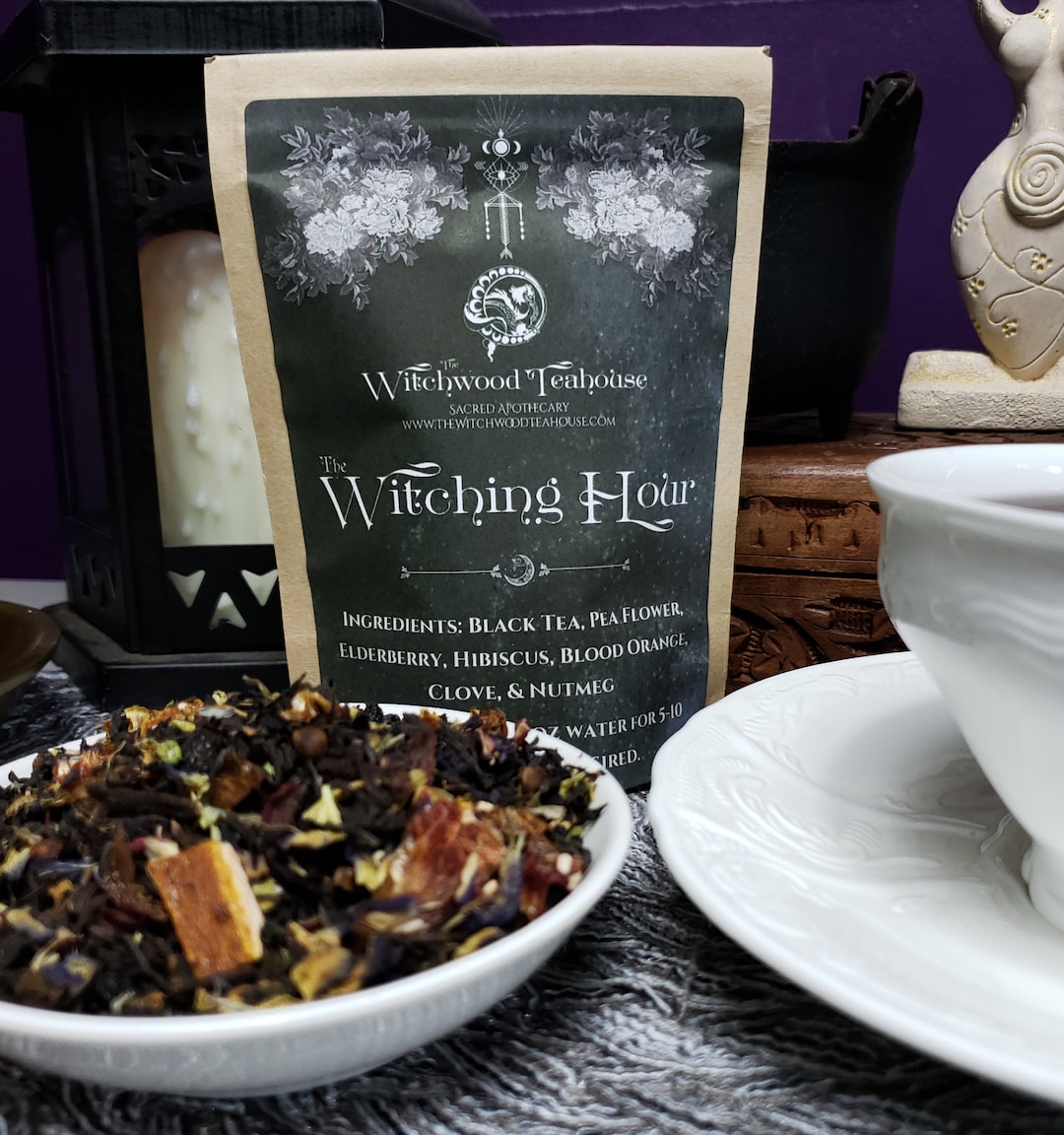 The Witching Hour Organic Loose-leaf Witch Tea - Etsy