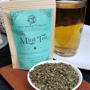 Mint Organic Loose Leaf Tea Blend - Etsy