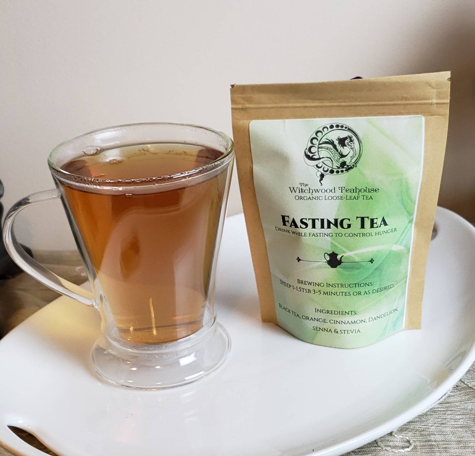 Fasting Tea Organic Loose Leaf Wellness Tea for Intermittent | Etsy