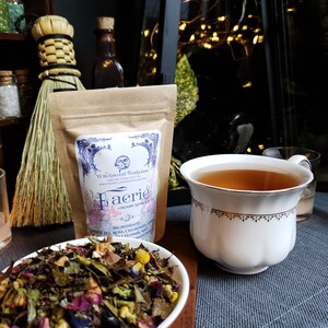 Faerie Tea, Loose-leaf Organic, Fair Trade Ritual Witch Tea - Etsy