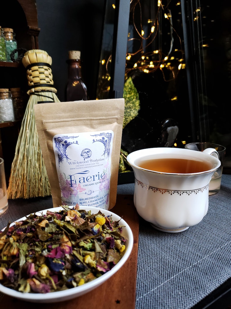 Faerie Tea Loose-leaf Organic Fair Trade Ritual Witch Tea - Etsy
