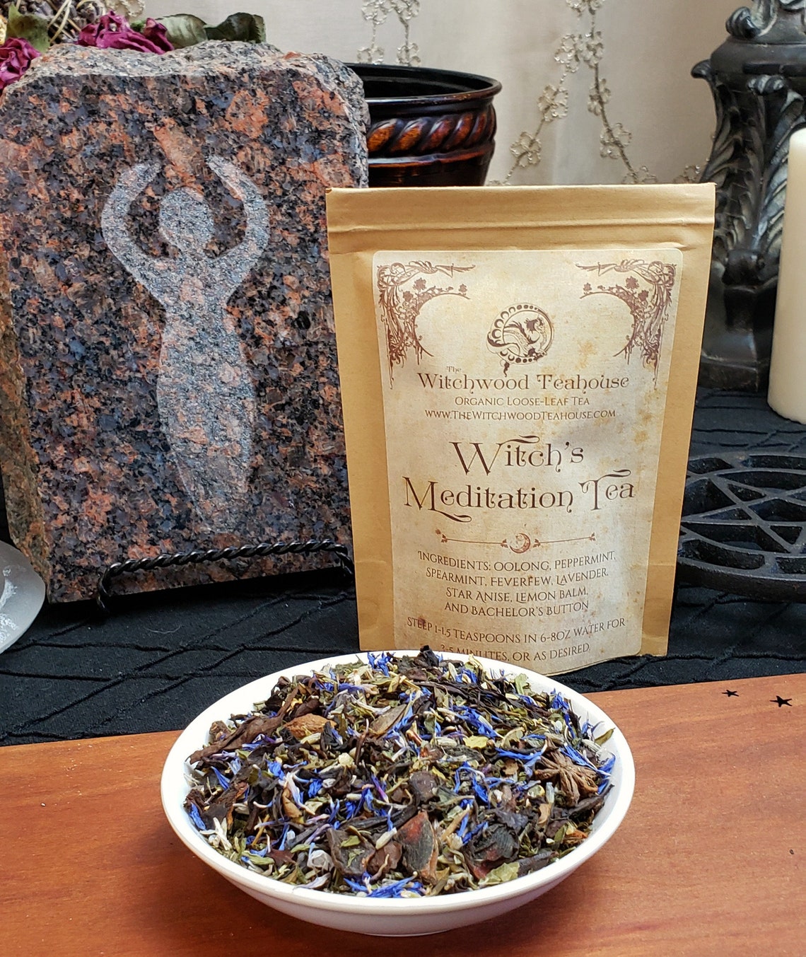 Witch's Meditation Tea Organic Loose-leaf Witch Tea - Etsy