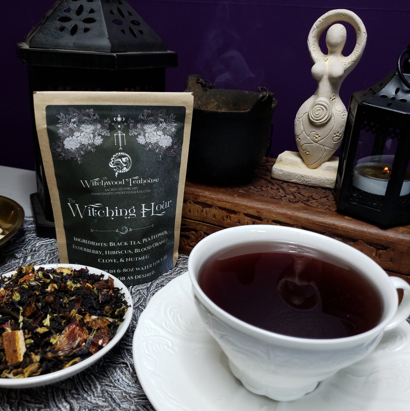 The Witching Hour Organic Loose-leaf Witch Tea - Etsy