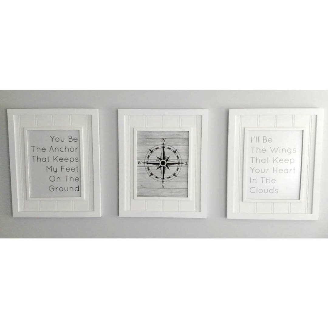 SIZE 11" X 14" DIGITAL DOWNLOAD Prints - You Be the Anchor and I'll Be ...