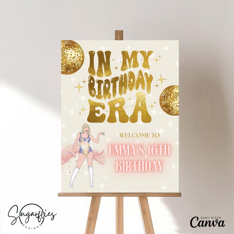 Taylor Swift Birthday Welcome Sign, Taylor Swift Party, Taylor Swift ...