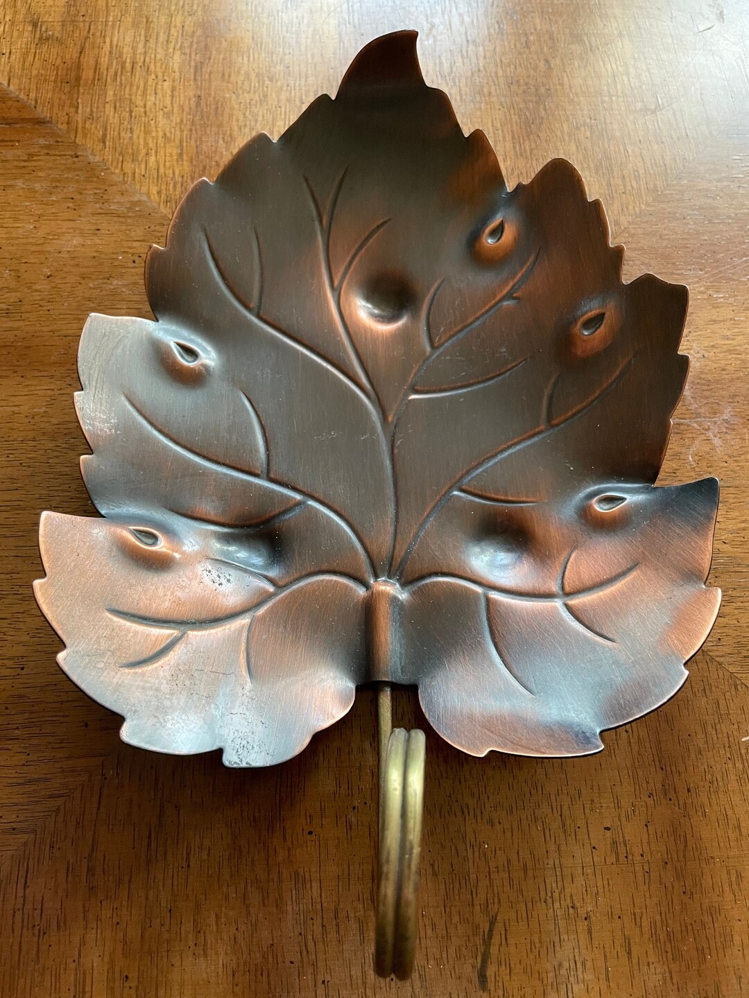 Vintage Copper Leaf Decor - Etsy