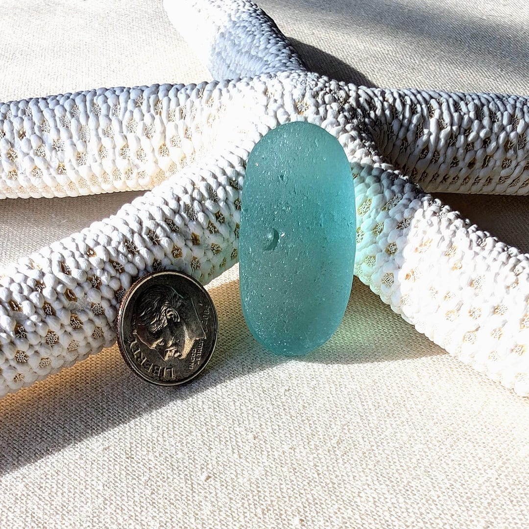 Genuine Beach Sea Glass Rare Thick Teal Japanese Sea Glass Hand-picked ...