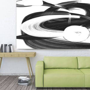 Passage of Time. Abstract Black and White, Black and White Painting ...