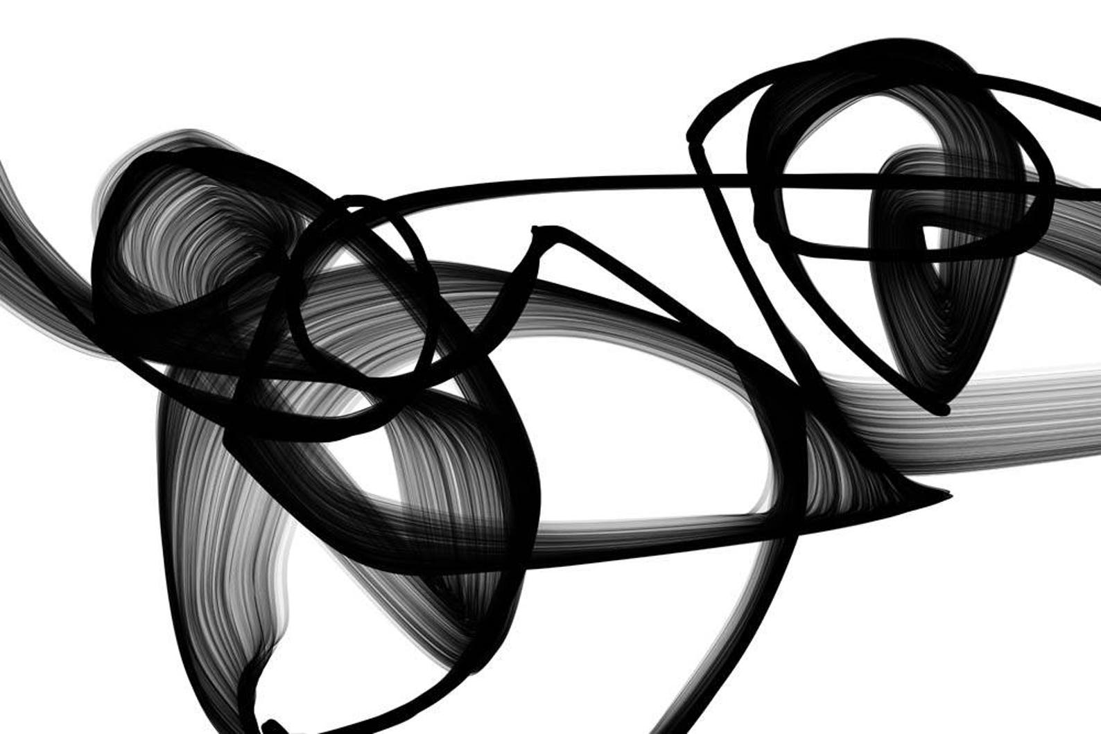 Abstract Poetry in Black and White Contemporary Unique - Etsy