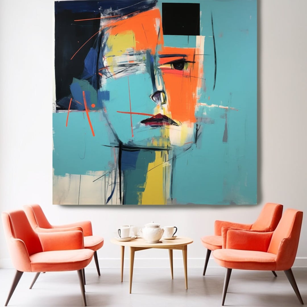 Abstract Cubist Portrait, Human Faces Collection - HFC 15, Picasso ...
