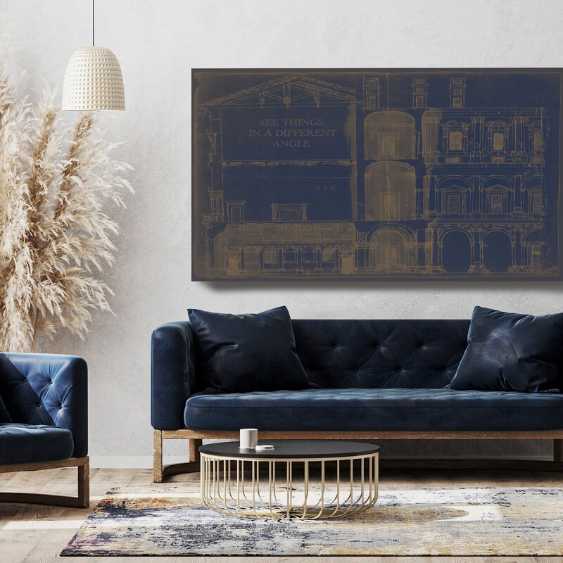 Blueprint Wall Art - Etsy