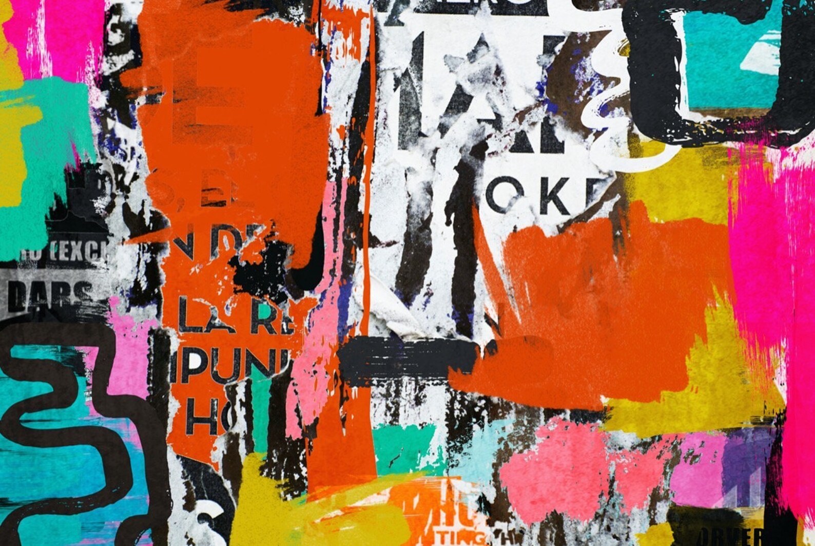 Graffiti Abstract Canvas, Street Art, Street Art Painting Print on ...