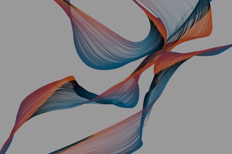 Color Movement 3. Abstract New Media Art Wall Decor Extra - Etsy