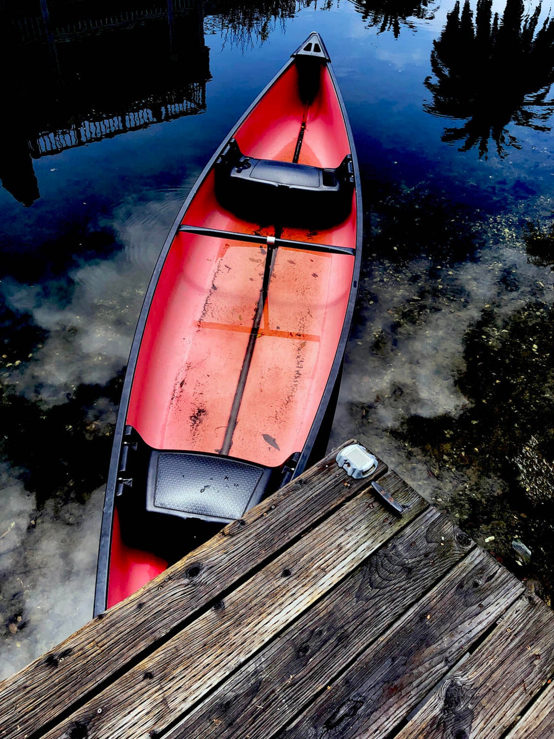 Red Old Wooden Boat Rustic Boat Photography Beach Decor | Etsy