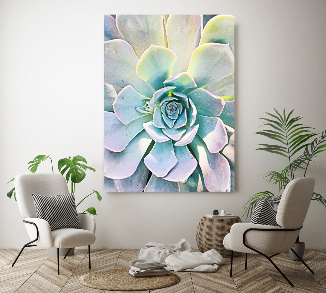 Unique Succulent, Succulent Wall Decor, Watercolor, Succulent Painting ...