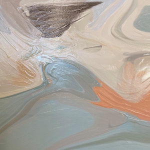 Abstract Muted Colors Floral Collection 2, Abstract Muted Flower ...