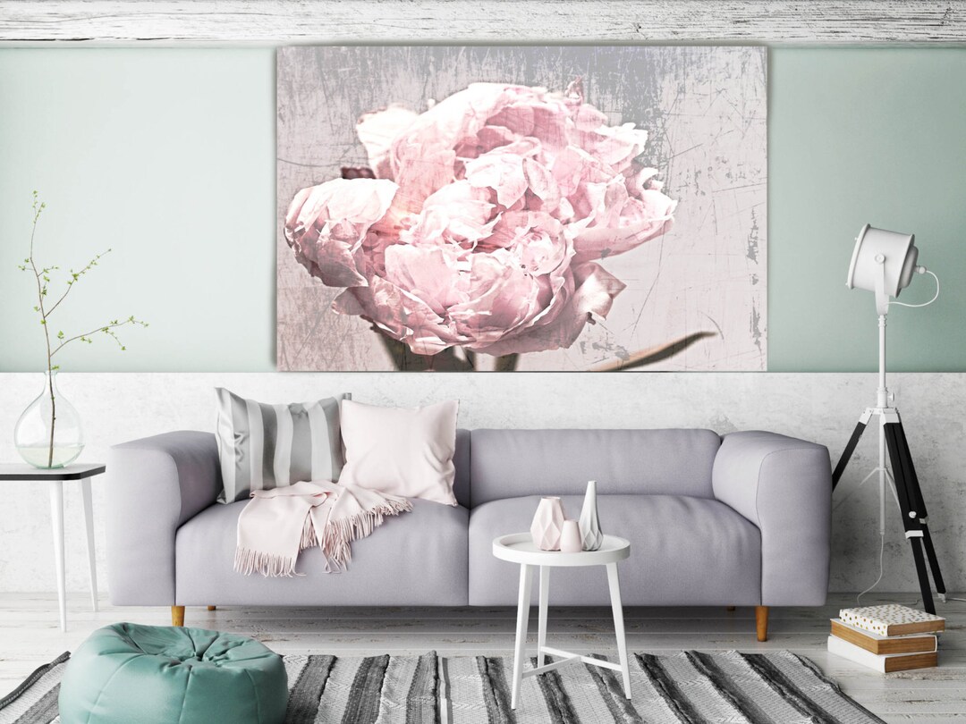 Pink Floral Abstract Art Print Floral Painting Pink Abstract - Etsy