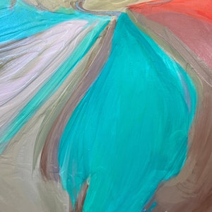 Abstract Muted Colors Floral Collection 2, Abstract Muted Flower ...