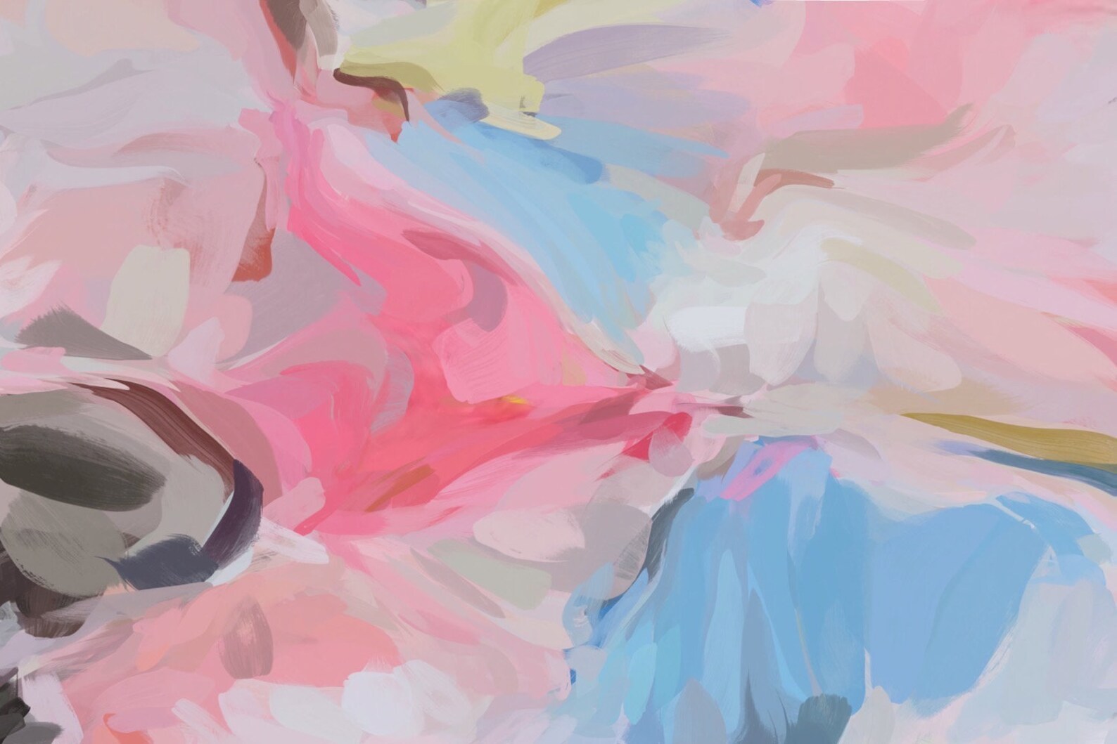 Message of Belief Abstract Painting Modern Wall Art Painting - Etsy