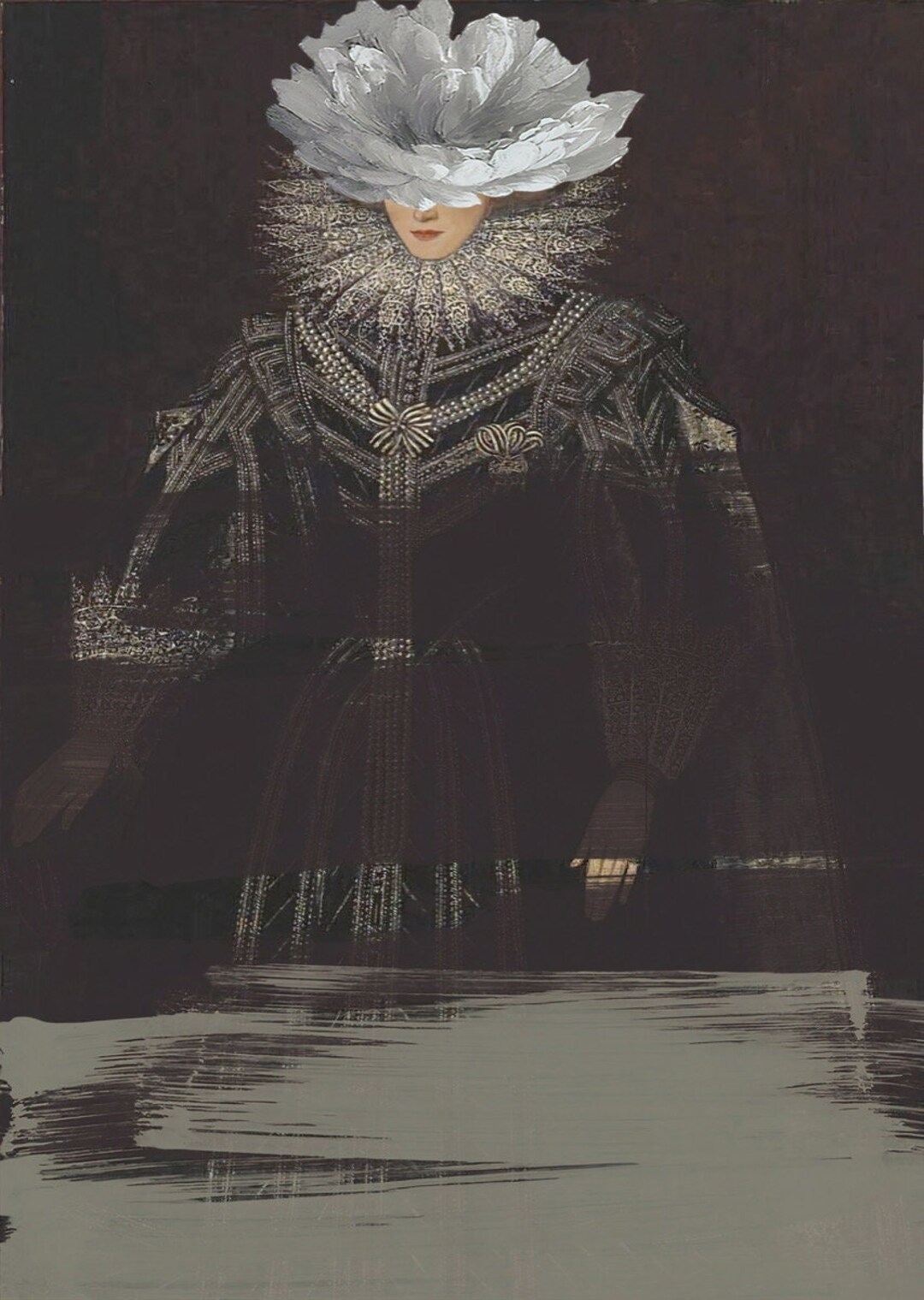 Touch of Modern, William Larkin-portrait of a Lady, Altered1, Canvas ...