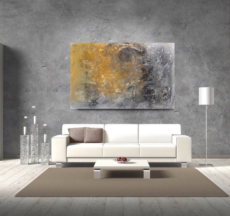 ORL-6941-1 The moon. Abstract Paintings Art Wall Decor Extra | Etsy