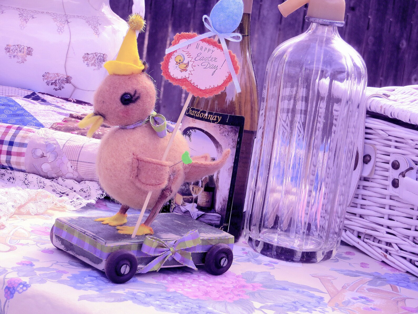 Chick-ee-baby…., EASTER Chickee With a Vintage Sign - Etsy