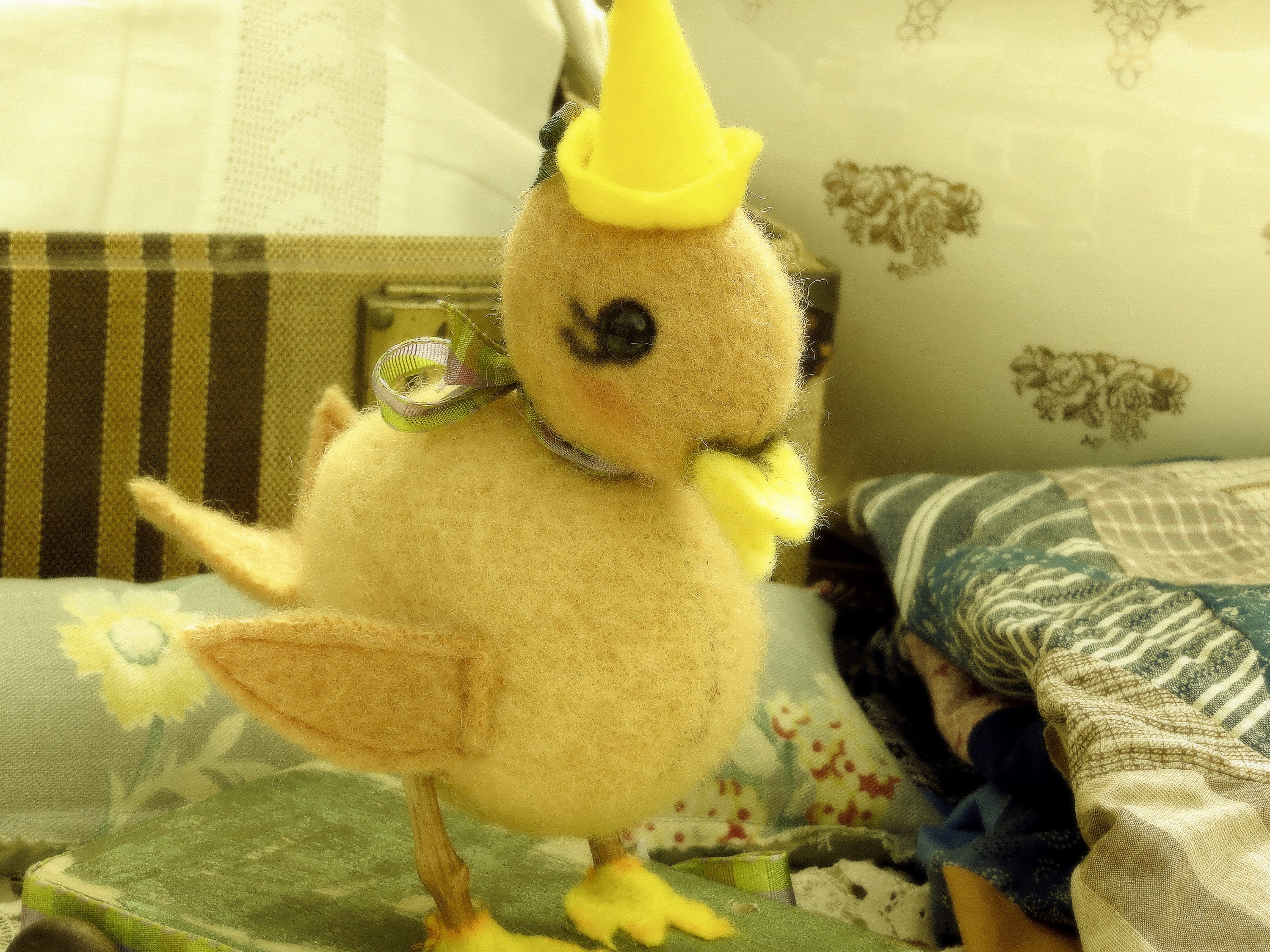 Chick-ee-baby…., EASTER Chickee With a Vintage Sign - Etsy