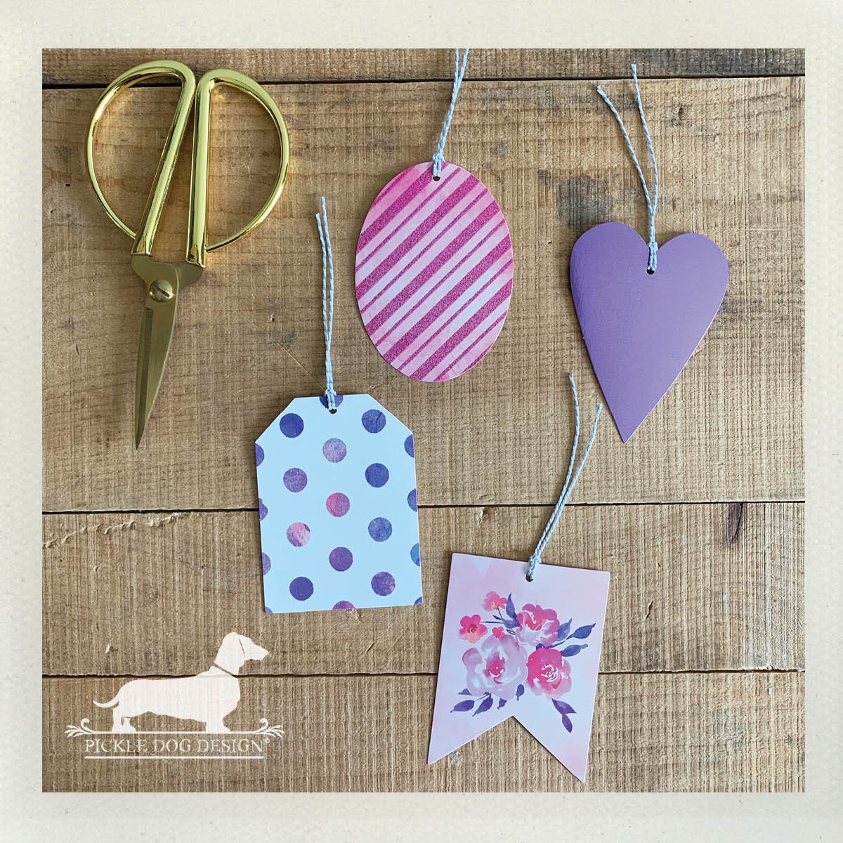 DOLLAR DEAL! Purple Heart. Gift Tags (Set of 8)