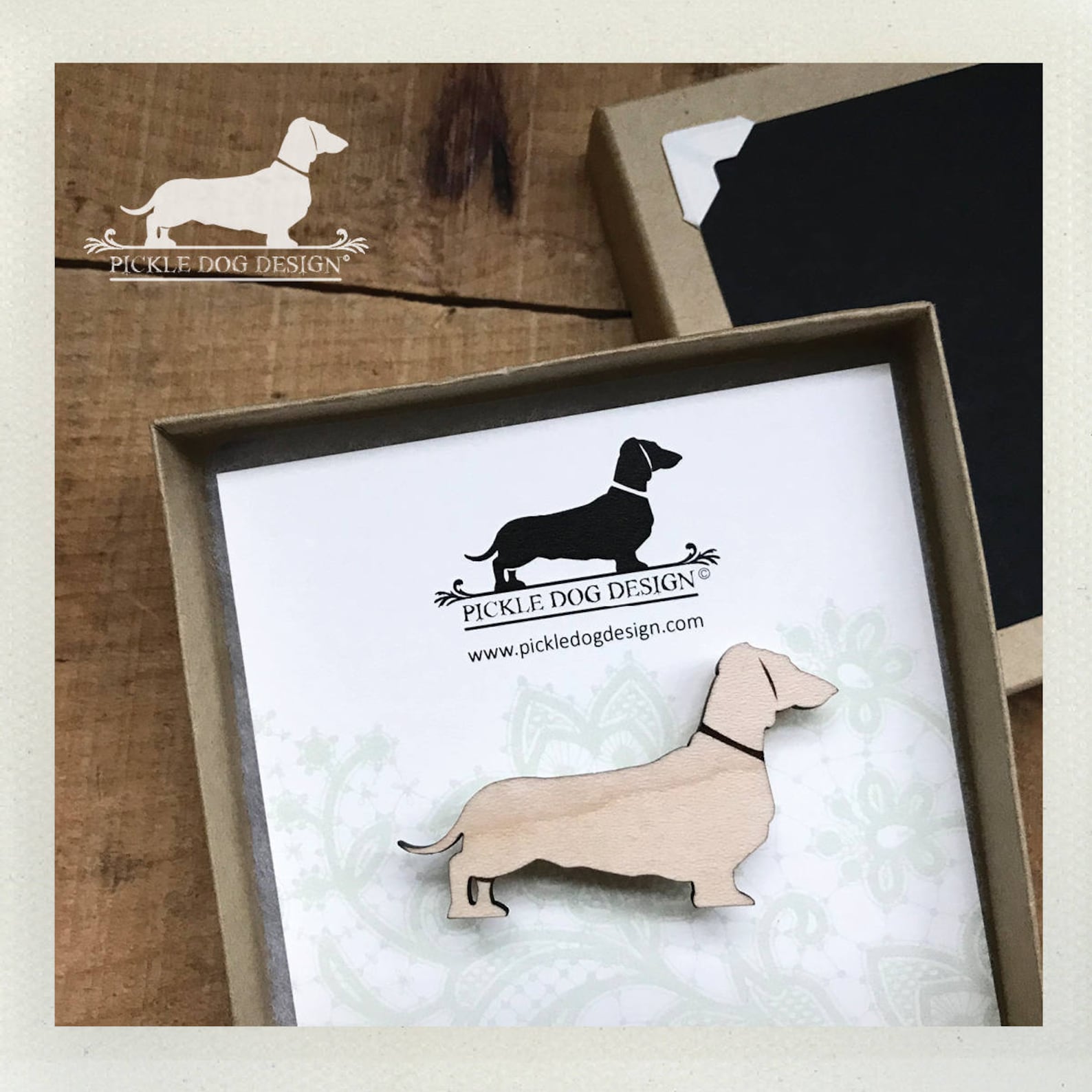 Doxie. Brooch dachshund Long Dog Dog Pin Vintage-style - Etsy